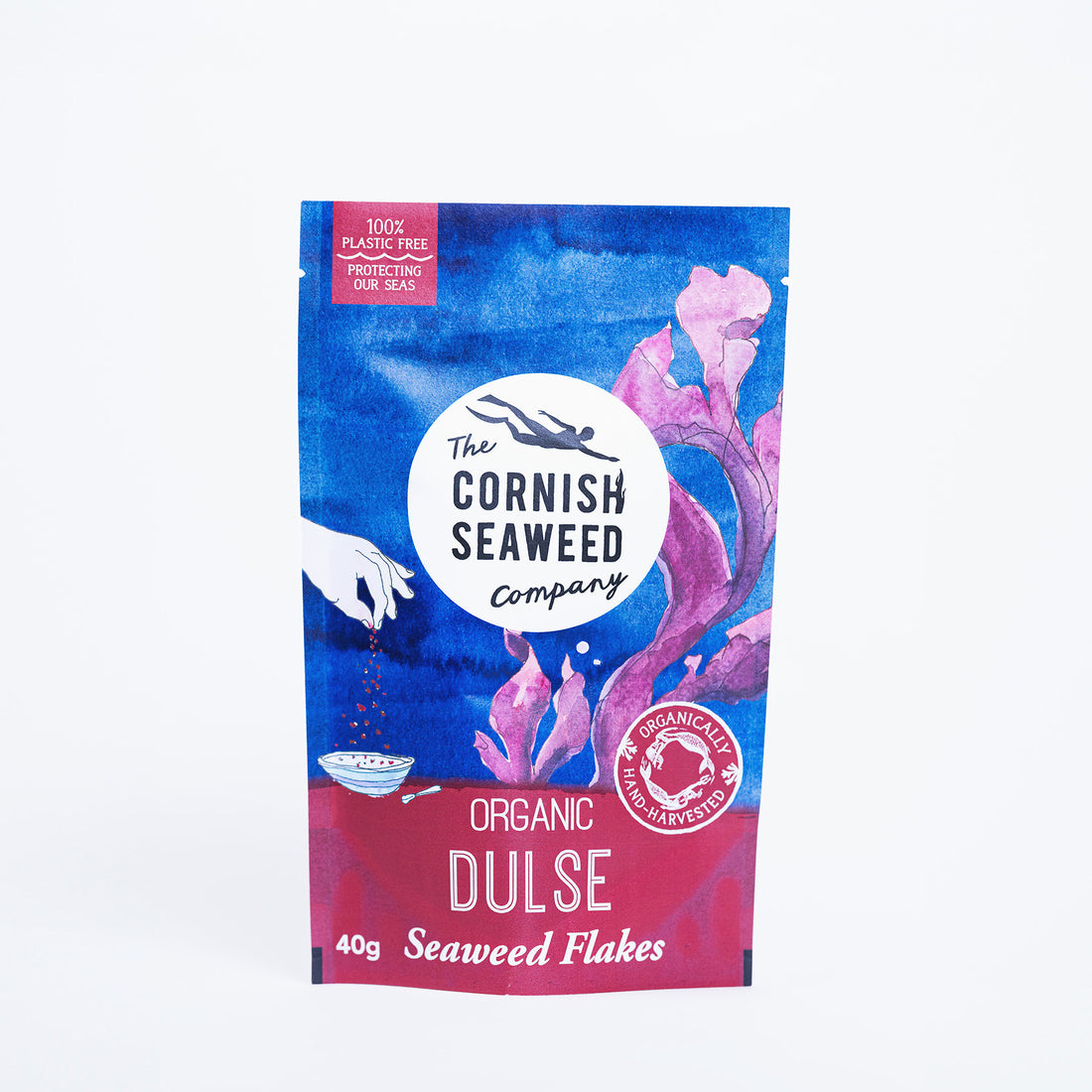 Organic Dulse Flakes - 40g – Cornish Seaweed