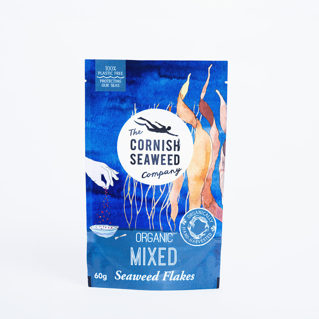 Organic Mixed Seaweed Flakes - 60g – Cornish Seaweed